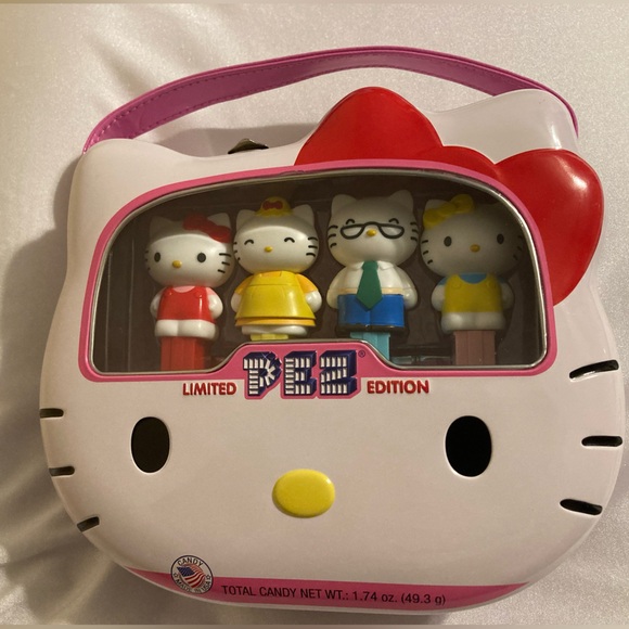 PEZ | Other | Hello Kitty 4th Anniversary Limited Edition Pez Tin With ...